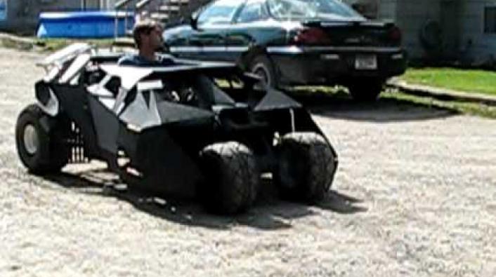 The Dark Knight Bat Mobile Go-Kart | VladTV