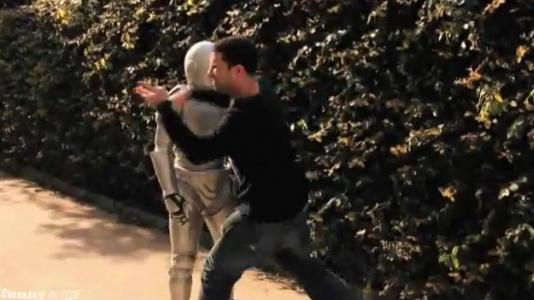 Why Did Drake Punch This Robot in the Face?! | VladTV