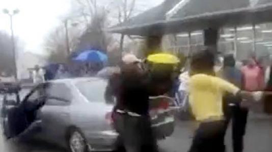 Fight Breaks Out at McDonald's Hiring Day & Car Runs Over People! | VladTV