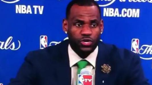 LeBron Shuts Reporter Down in After Game Interview | VladTV