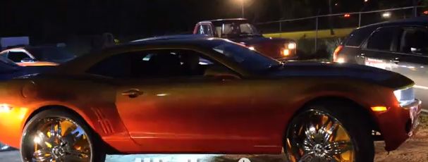 Chevy Camaro SS On 30 Inch Rims Sliding Off! | VladTV