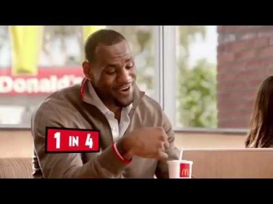 LeBron James In New McDonalds Commercial | VladTV