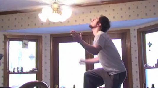 FAIL! Dude Gets Hit By Ceiling Fan