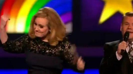 Adele Does a M.I.A Middle Finger Impression | VladTV