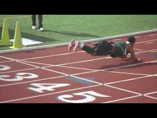 Runner Falls During Race, Immediately Begins "Worm" Dance | VladTV