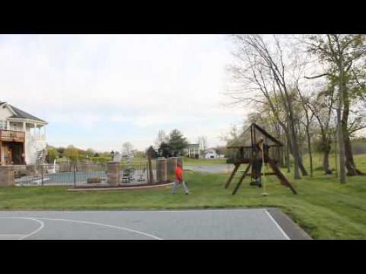 Unbelievable Front Flip Basketball Shot from Far Away | VladTV