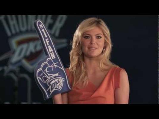Kate Upton Puts Kevin Durant & James Harden To Work | VladTV