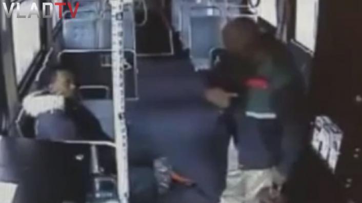 61-Year-Old Bus Driver Beats Passenger for Spitting in His Face | VladTV