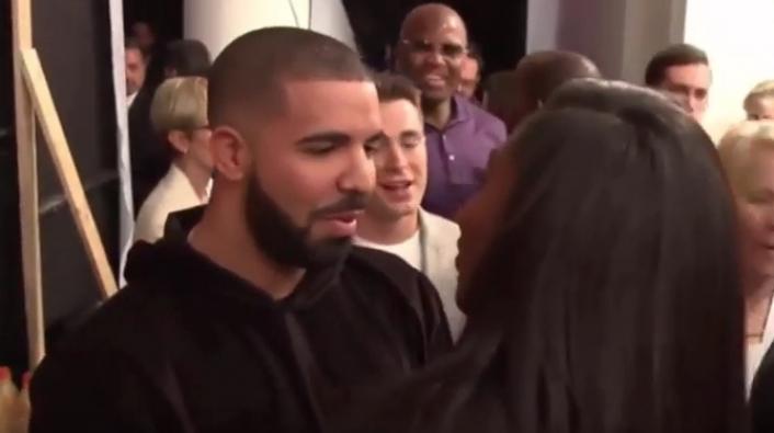 Drake Shows Serena Love Backstage at Her Fashion Show | VladTV