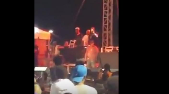 DMX Falls Off Stage While Performing During a Show | VladTV