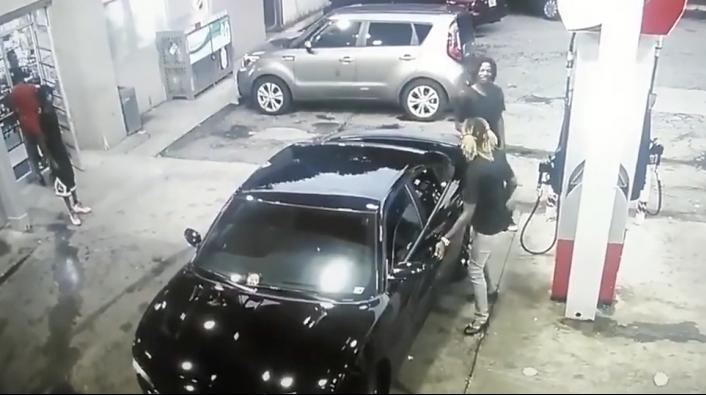 Crazy Gas Station Shootout in Atlanta Caught on Camera | VladTV