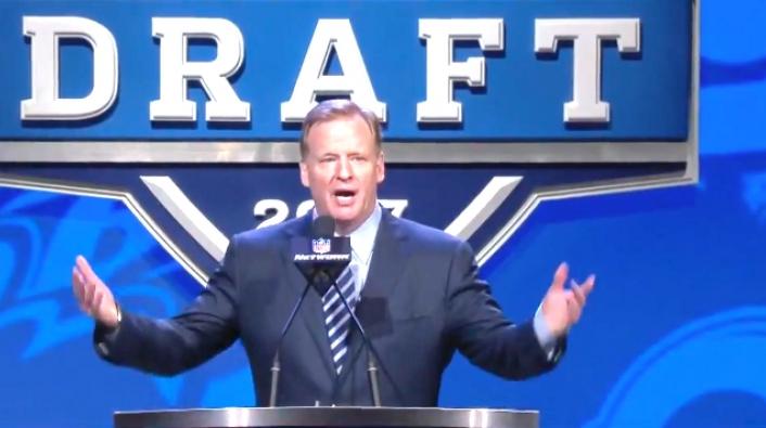 Commissioner Roger Goodell Booed at 2017 NFL Draft | VladTV