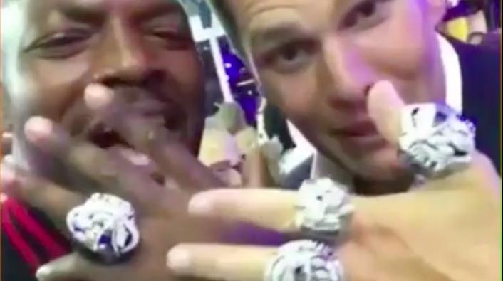 Tom Brady Flexes With his 5 Superbowl Rings | VladTV