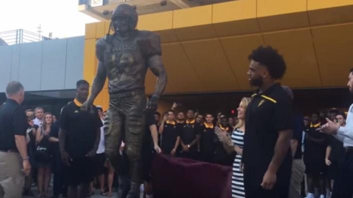 ASU Unveils Statue of Late Army Ranger and Former Player, Pat Tillman ...