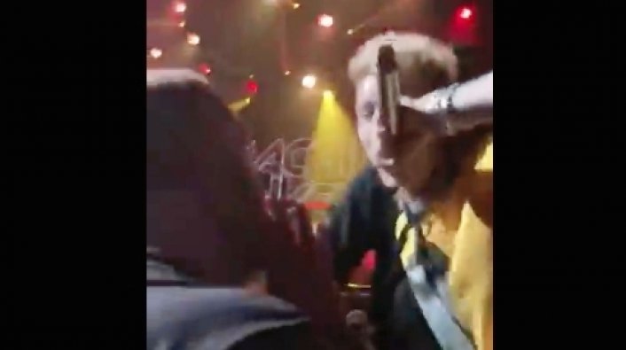 Machine Gun Kelly Accused of Staging Heckler at Concert | VladTV