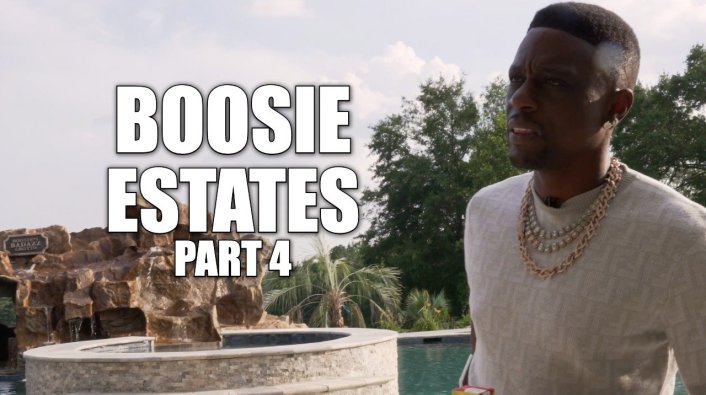 EXCLUSIVE: Boosie Estates: Boosie Shows Massive Pool, Basketball Court ...