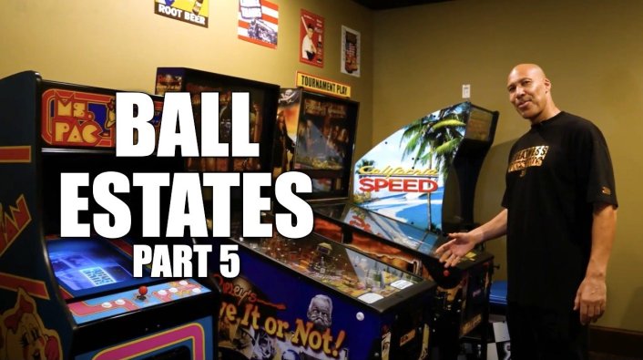 EXCLUSIVE: Lavar Ball Mansion Tour: Elevator, Movie Theater, Arcade ...