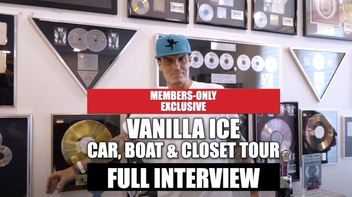 Vanilla Ice Shows His Cars, Motorcycles, Boat, Iconic Outfits & Plaques ...