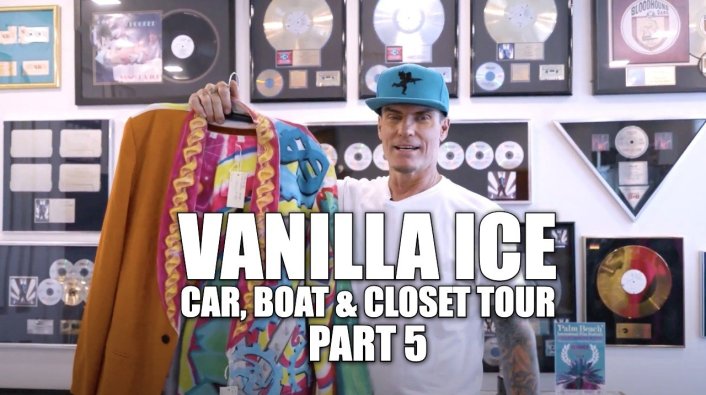 EXCLUSIVE: Vanilla Ice Shows Plaques for 50M Albums Sold & Iconic ...