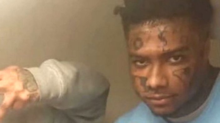 Blueface Appears to Have New "YSL" Face Tattoo in Recently Surfaced ...