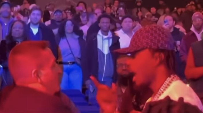 Video Shows Lil Tjay Spitting at Security During Boxing Event at ...