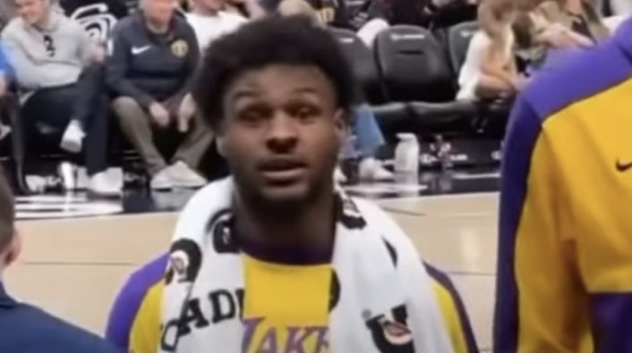 Bronny James Trolls Heckler: Your Chain is Fake! | VladTV